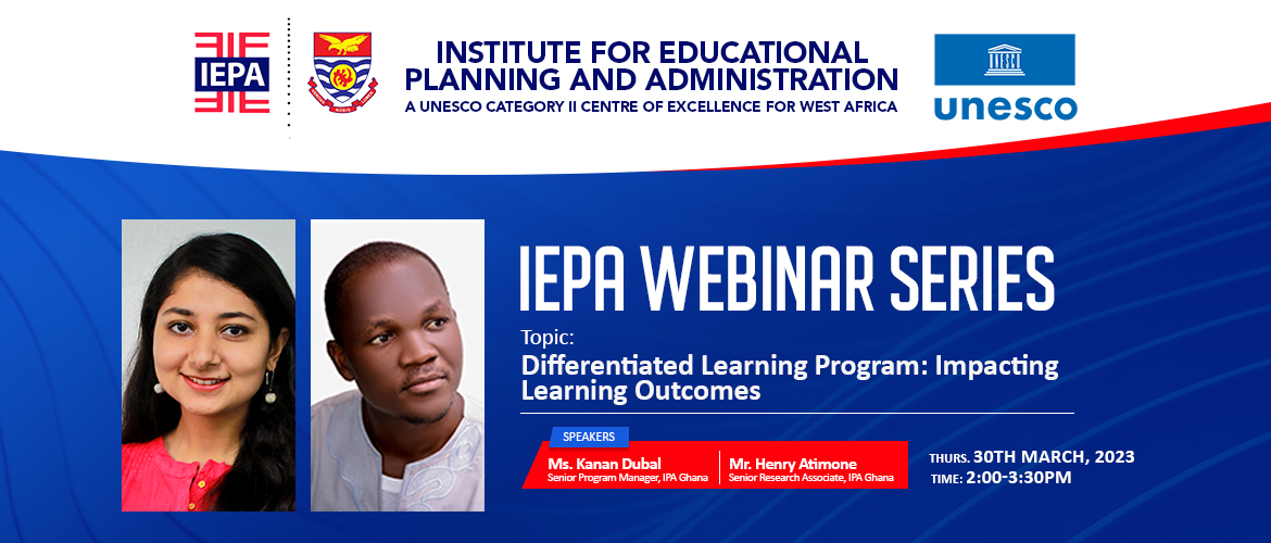 Monthly Webinar Series Institute For Educational Planning And